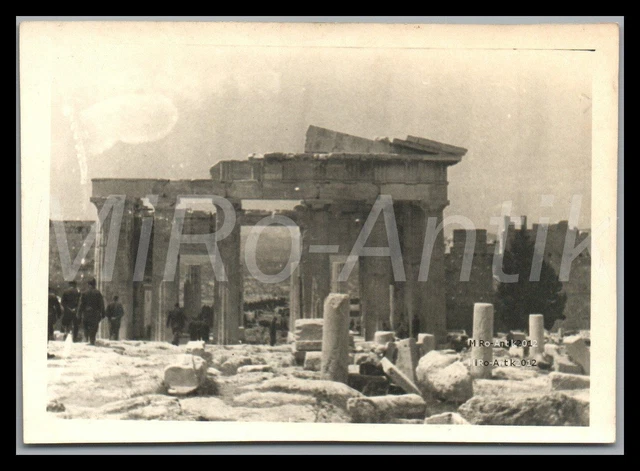 FOTO WK2 FALLSCH.JÄG. H.Kalischewsky, Jäger besuchen die Akropolis c ...