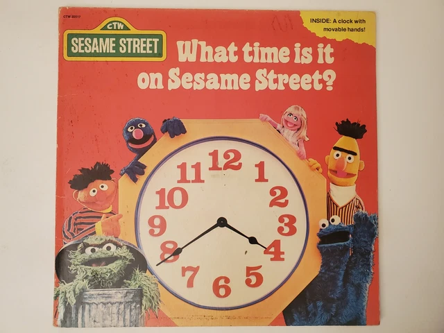 SESAME STREET - What Time is it on Sesame Street? (Vinyl Record LP) $17 ...