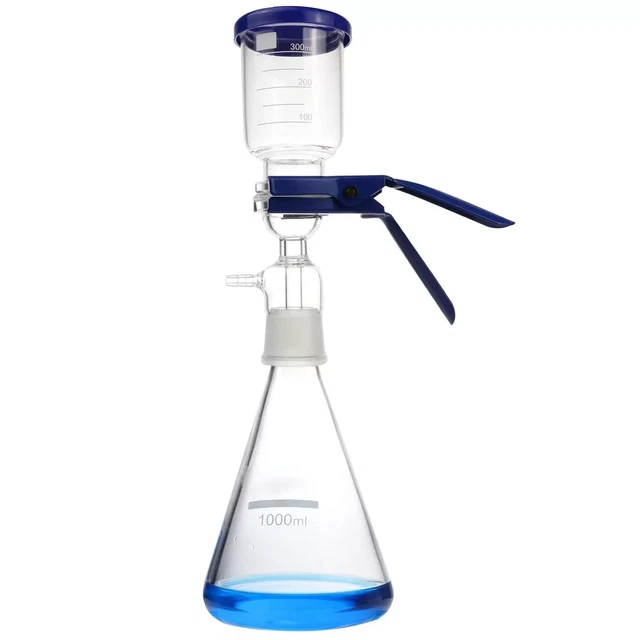 LAB VACUUM FILTRATION Distillation Apparatus Glass Suction Filter ...