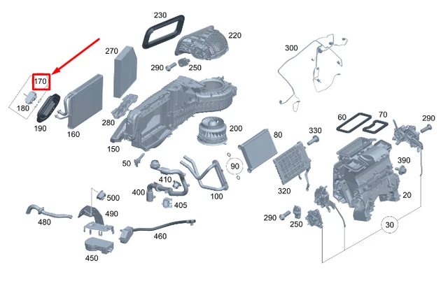 NEU MERCEDES-BENZ EQC Expansionsventil-Dichtungssatz A2058301503 ...