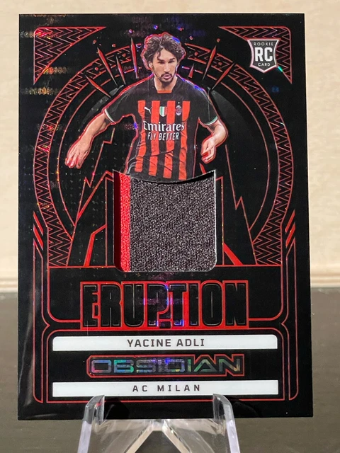 2022-23 OBSIDIAN SOCCER Yacine Aldi RC 'Eruption' Red Pulsar Patch /44 ...