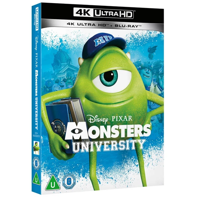 DISNEY PIXAR MONSTERS University 4K UHD Ultra HD Blu Ray New & Sealed £ ...