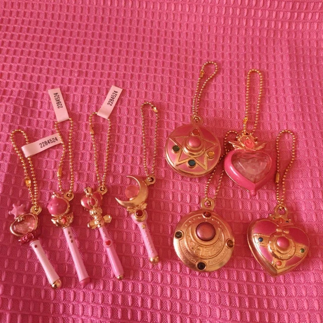 SAILOR MOON SCHLÜSSELANHÄNGER Gacha Gacha Transformation Items Anime ...