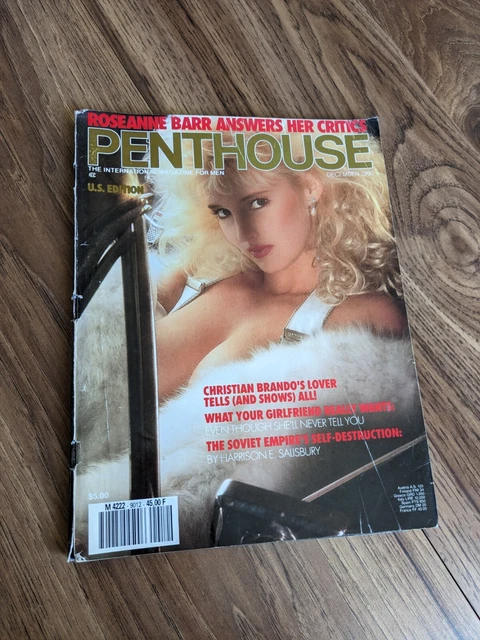 PENTHOUSE MAGAZINE DEZEMBER 1990: Roseanne Barr Interview; Vintage EUR 2,76 - PicClick DE