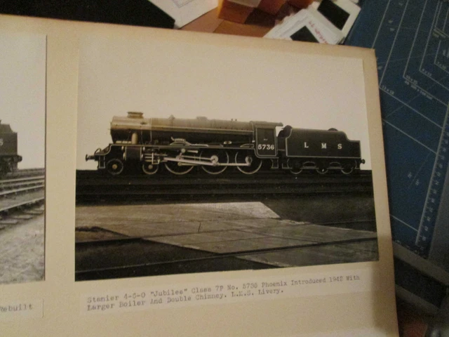 RAILWAY PHOTO 8X6 LMS 4-6-0 Jubilee 6P No 5736 ex works c1930's £6.00 ...