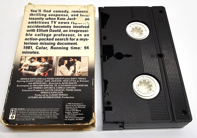 DIRTY TRICKS VHS 1986 Kate Jackson Embassy Home Entertainment £23.38 ...