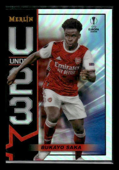 2020-21 MERLIN CHROME UEFA Champions #U23-BS Bukayo Saka U23 Stars Arsenal FC EUR 5,51 - PicClick FR