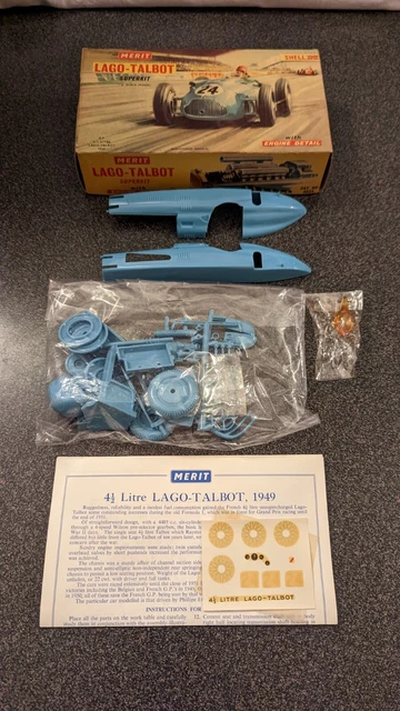 MERIT SUPER KIT 1/24 Lago-Talbot 1949 - Versiegelte Teile Tasche ...