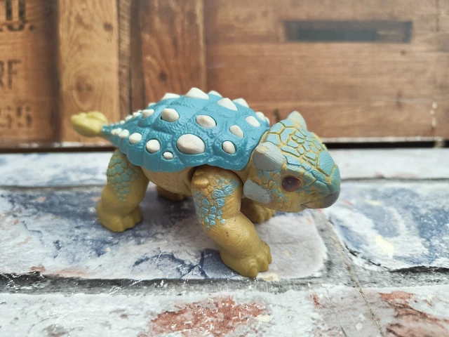JURASSIC WORLD CAMP Cretaceous Ankylosaurus Baby Bumpy Action Figure £ ...