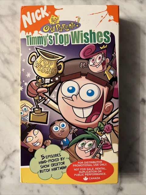 THE FAIRLY ODD Parents: Timmy’s Top Wishes VHS - Nickelodeon RARE PROMO ...