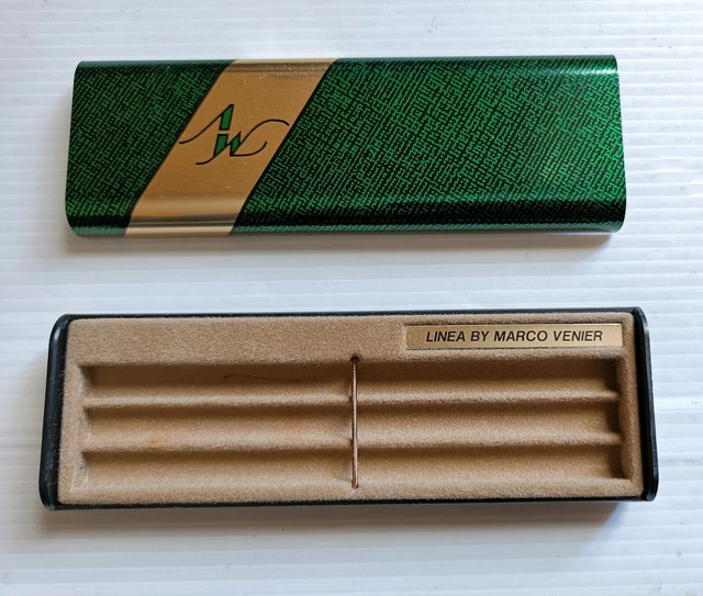 SCATOLA PENNA STILOGRAFICA Linea By Marco Venier Paccagnini Rho Italy ...