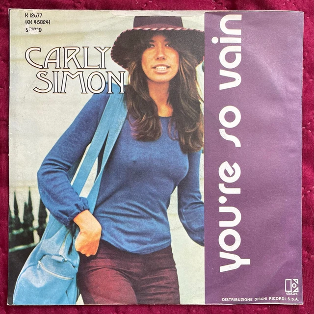 CARLY SIMON - You're So Vain; vinyl 45RPM 7" [unplayed] EUR 22,90 ...