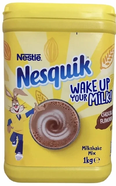 NESTLE - NESQUIK Chocolate Flavour Milkshake 1KG 74 Servings [ Free UK ...