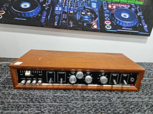 H1896 VINTAGE AMSTRAD IC 2000 1970s Amplifier UK made Fulky Working ...