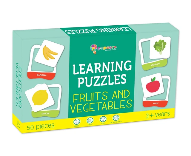 FRUITS AND VEGETABLE - My First Learning Puzzle for Kids $30.29 - PicClick