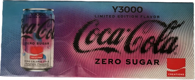 COCA COLA ZERO Sugar Y3000 Limited Edition Flavor 10 Mini Cans Created ...