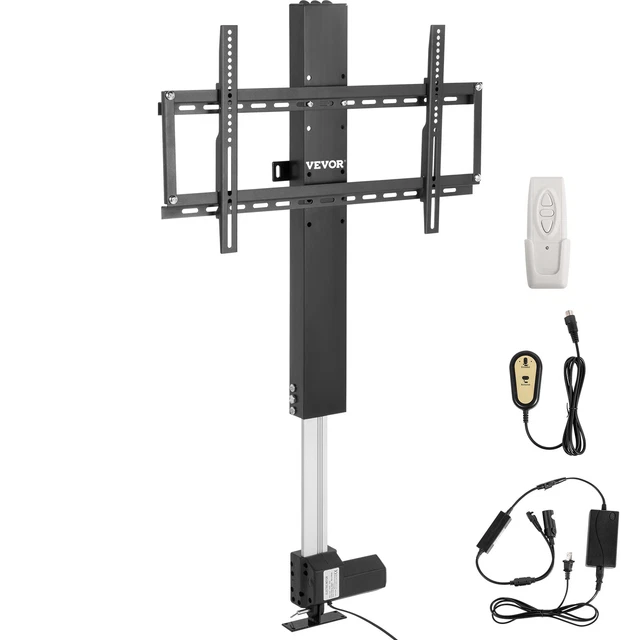 VEVOR TV LIFT 220V Support Motorisé TV 800mm Téléviseur 26-60 Pouces ...