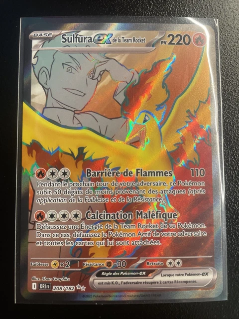 SULFURA EX DE la Team Rocket Full Art (DRI 208) EUR 30,00 - PicClick FR