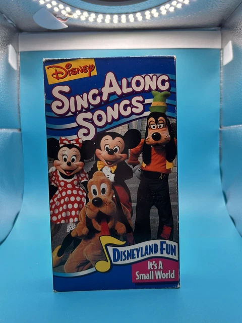 DISNEYS SING ALONG Songs - Disneyland Fun: Its a Small World VHS 1993 Classic £6.56 - PicClick UK