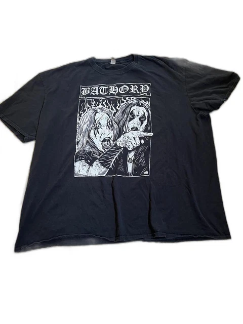 RARE BATHORY WOMAN Yelling At Cat Meme Double Sided Mens XXL £164.84 ...