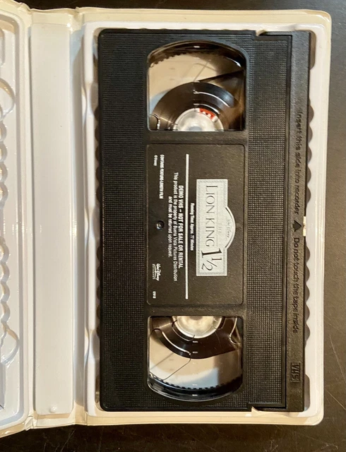 DISNEY THE LION King 1 1/2 Demo VHS Tape Promo HOT RARE $168.21 ...