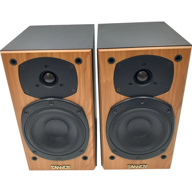 TANNOY MERCURY M1 Speakers Cherry Wood Finish £75.00 - PicClick UK
