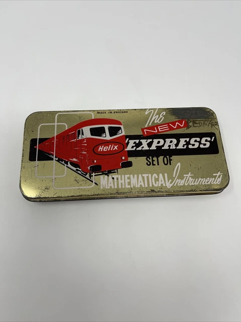 VINTAGE MATHEMATICAL INSTRUMENTS Set The New Express Made In England ...