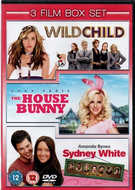 WILD CHILD / The House Bunny / Sydney White (triple DVD) £3.49 ...