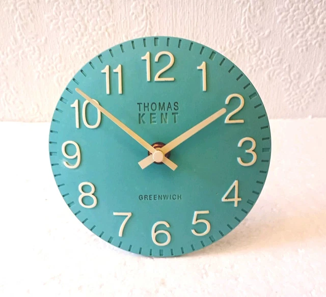 THOMAS KENT GREENWICH Clock - Free Standing Mantle - Blue - Used Good ...