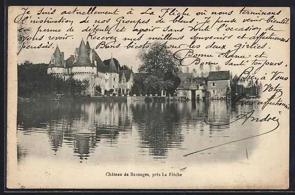 CPA LA FLÈCHE, Château de Bazouges 1918 EUR 5,00 - PicClick FR