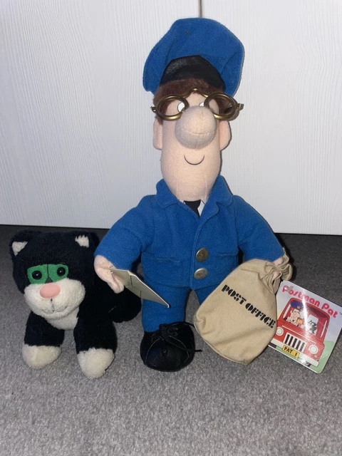 POSTMAN PAT AND Jess Plush Toy With Label £30.00 - PicClick UK