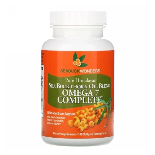 SEA BUCKTHORN OIL Blend Omega-7 Complete 120 Softgels £53.60 - PicClick UK