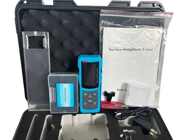 PORTABLE SURFACE PROFILOMETER Surface Roughness Tester Gauge With OLED ...