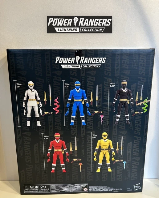 POWER RANGERS LIGHTNING collection "coffret ultra collector 5 Colors ...