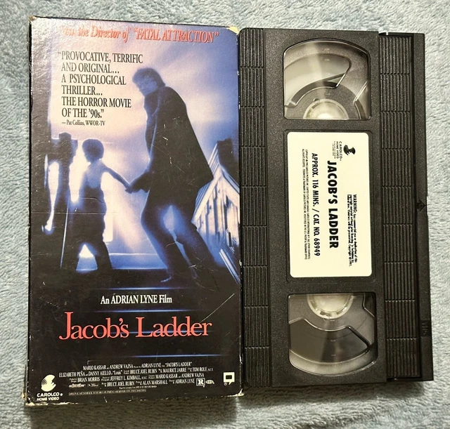 JACOBS LADDER VHS 1990 Horror Drama Suspense Thriller Movie Carolco ...