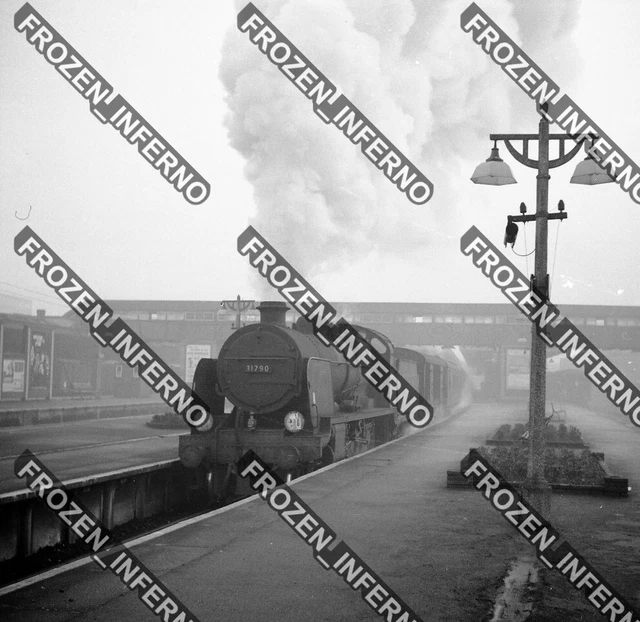 OLD TRAIN NEGATIVE.BRITISH Railway Steam Locomotive.No.31790.At ...