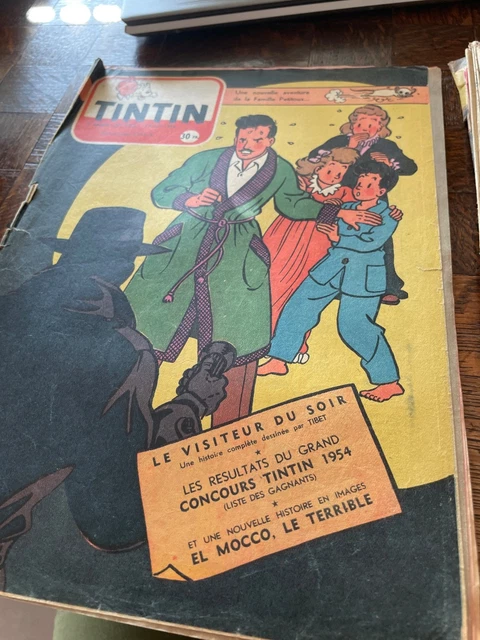 TIM UND STRUPPI Tintin 7 Hefte 1954/55 herge jacobs geaton EUR 1,00 ...