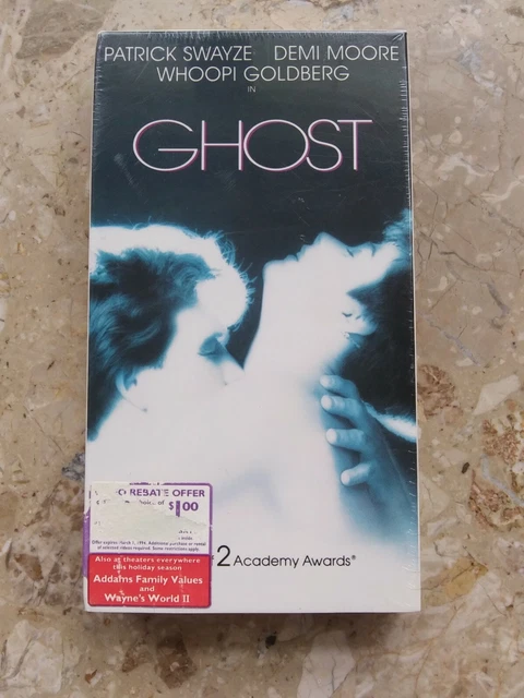 GHOST VHS (1990) Patrick Swayze Demi Moore Whoopi Goldberg NEW SEALED £ ...