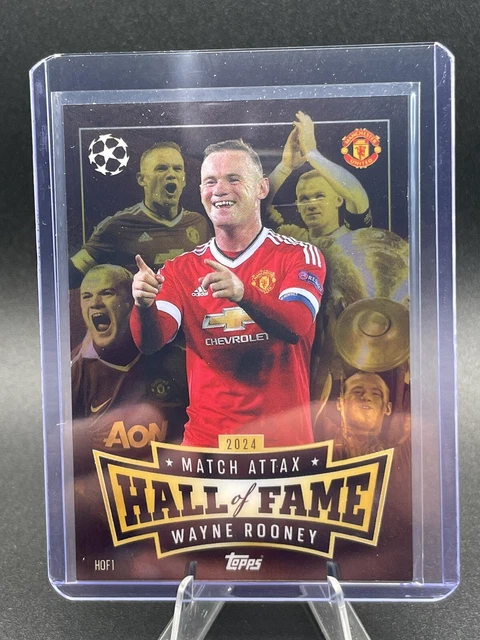 HALL OF FAME Wayne Rooney Match Attax 2024/2025 Manchester United 24/25 ...
