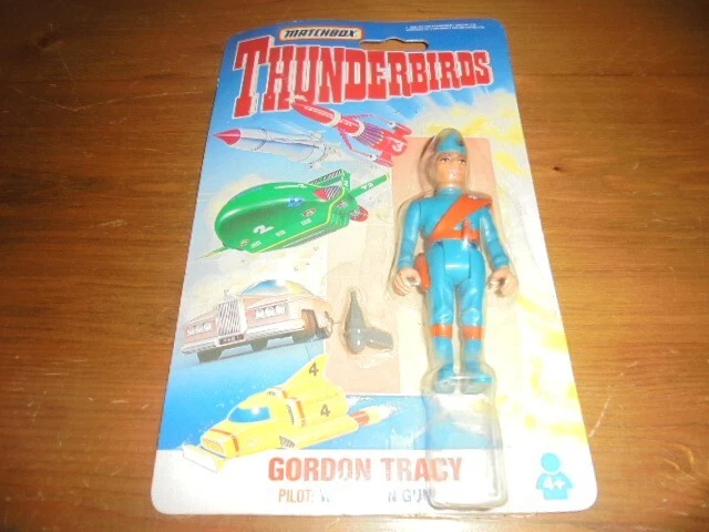 MATCHBOX THUNDERBIRDS FIGURE Gordon Tracy With Stun Gun New Sealed On ...