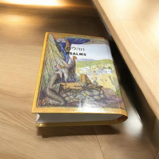 MINI LIVRE DE psaumes hébreu et anglais, Tehilim Tehillim Bible chants ...