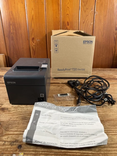 EPSON TM-T20 M249A Compact Thermal POS Receipt Printer USB - Open Box ...