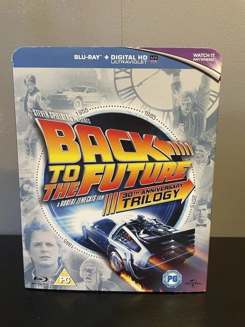 BACK TO THE Future Trilogy Blu-ray | 40th Anniversary Edition | Region ...