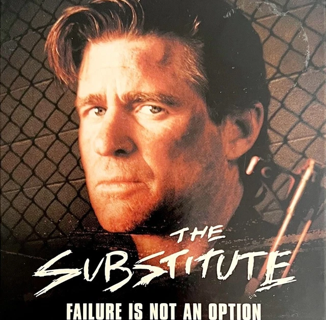 2001 THE SUBSTITUTE Vintage VHS Failure Is Not An Option Treat Williams ...