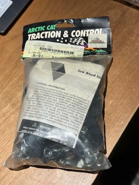 ARCTIC CAT SNOWMOBILE Ice-Excel Stud 96 Pack 1.075 W/nut 1639-539 NOS ...