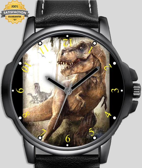 TYRANNOSAURUS JURASSIC WORLD T-Rex Raptor Unique Wrist Watch FAST UK ...