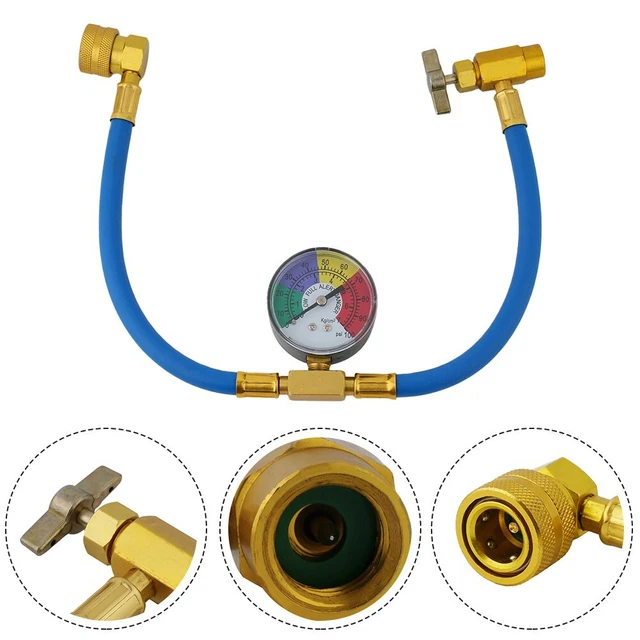HOSE RECHARGE REFRIGERANT Car Gas Measuring Kit With Strong ...
