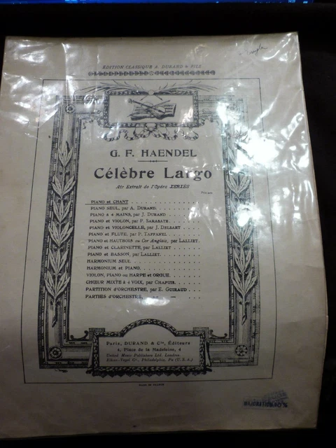 spartito-famoso-largo-gf-haendel-music-sheet-eur-22-52-picclick-it