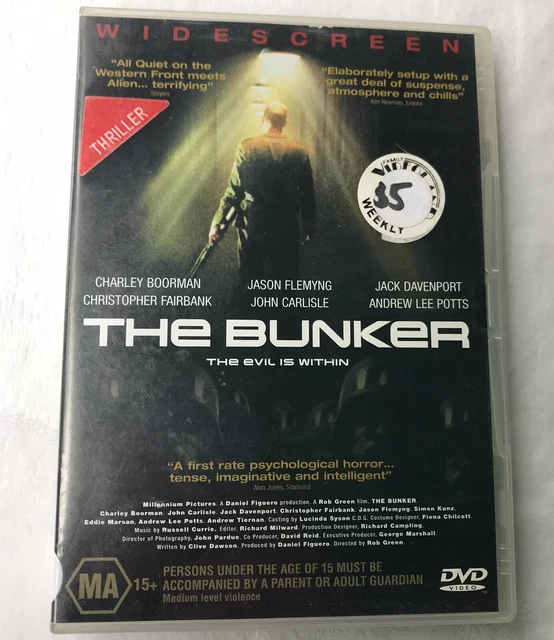 BUNKER, THE (DVD, 2000) Widescreen Rare Thriller Reg 4 Jason Flemyng ...