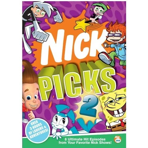 NICK PICKS 2 DVD Nickelodeon Bob l'éponge Jimmy neutron Danny Phantom ...
